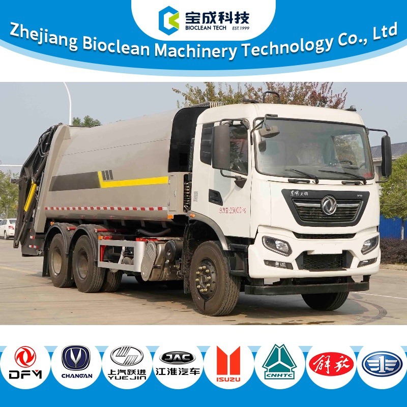25000KG Compression Garbage Truck Garbage Compactor Vehicle With ...